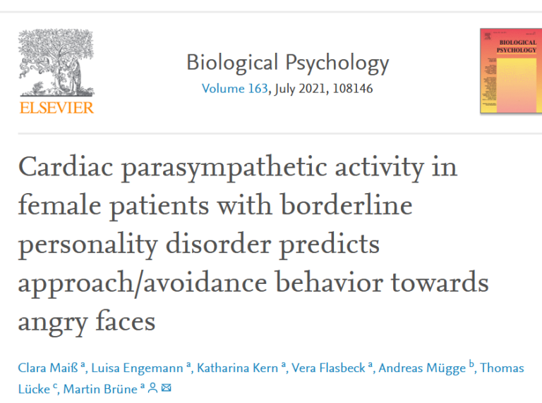 Cardiac parasympathetic activity in female patients with borderline ...